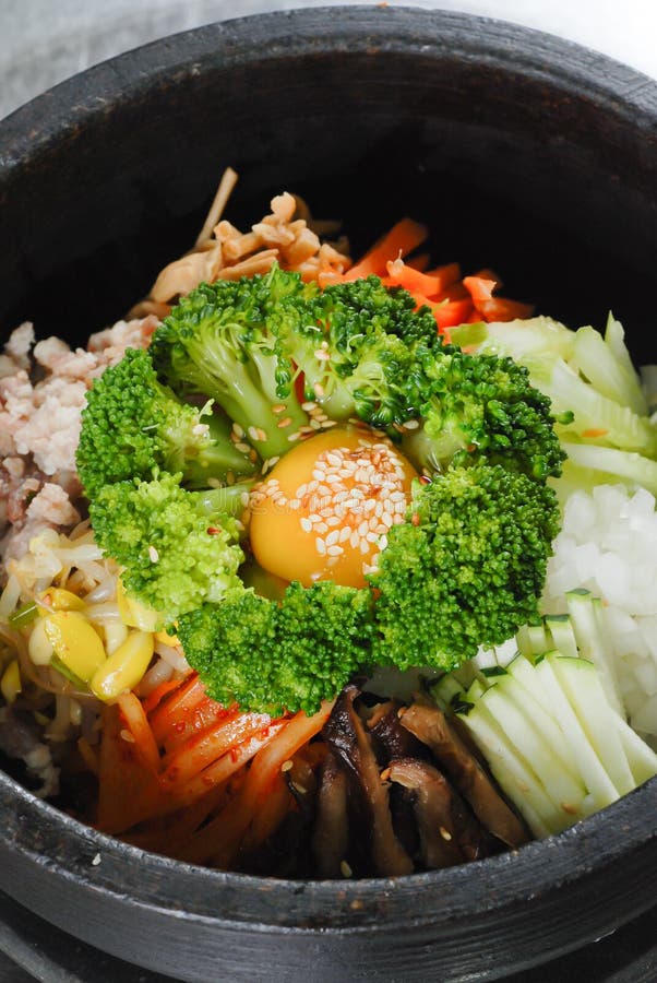Korean rice stock image. Image of east, beef, diet, bibimbap - 26156323