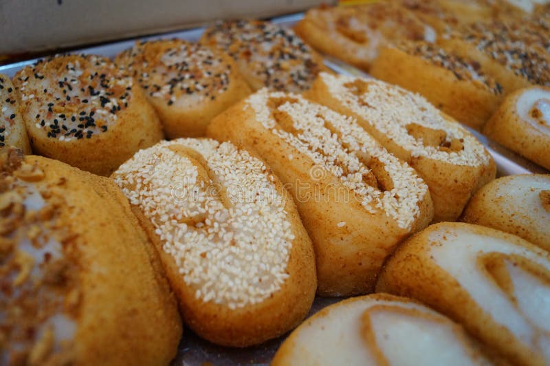 Korean Rice Cake Stick in Spicy Sauce - Tteokbokki Stock Photo - Image ...