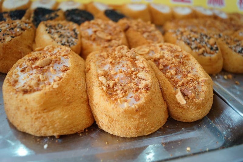 Korean Rice Cake Stick in Spicy Sauce - Tteokbokki Stock Photo - Image ...