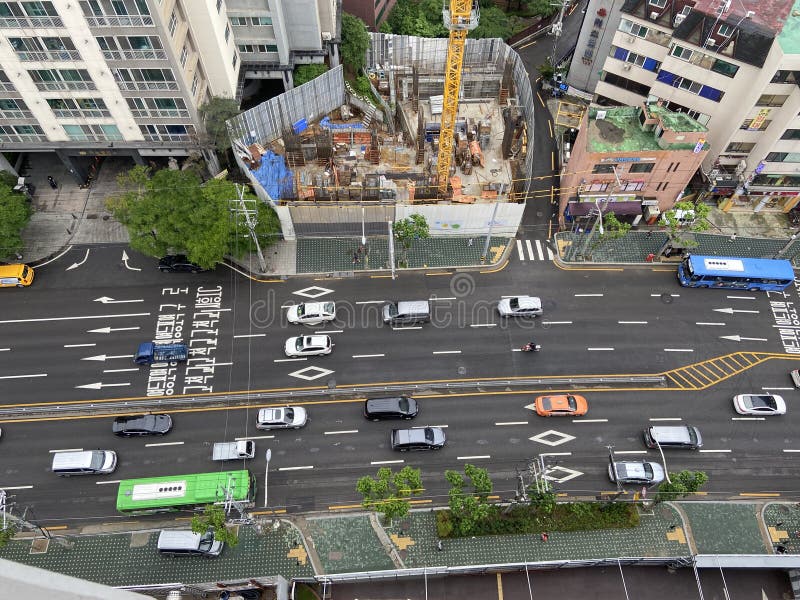 Korean road editorial stock photo. Image of korean, infrastructure ...