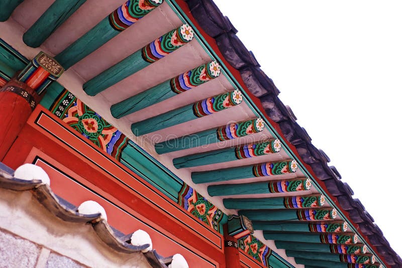 Korean roof stock image. Image of vacation, roof, tourism - 58321601