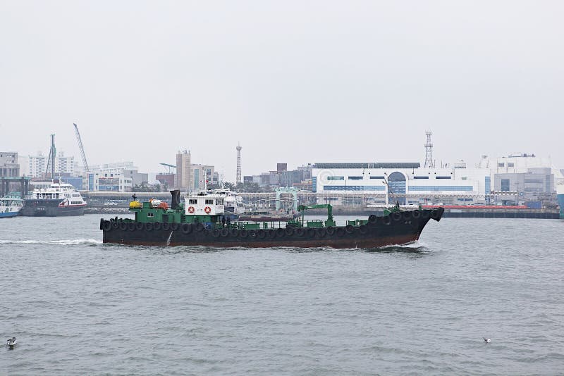 Ships on the korean pier editorial photography. Image of korea - 215404847