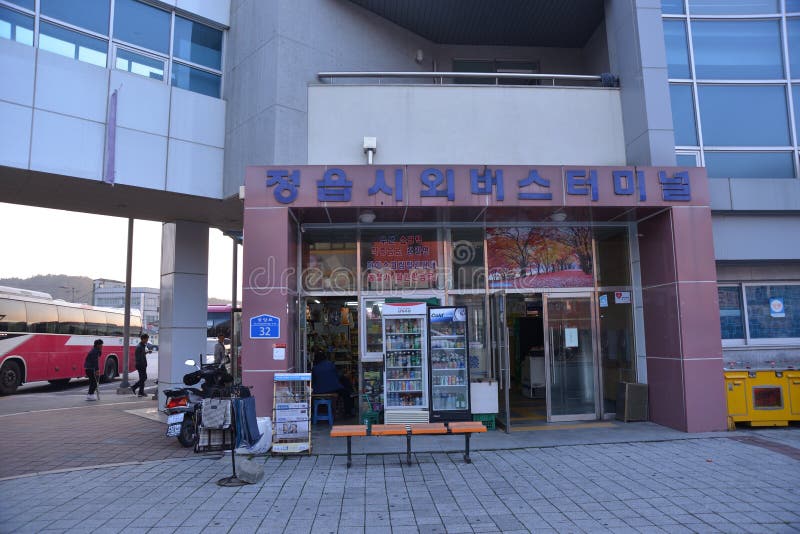 Korean shops street view editorial stock image. Image of exterior ...