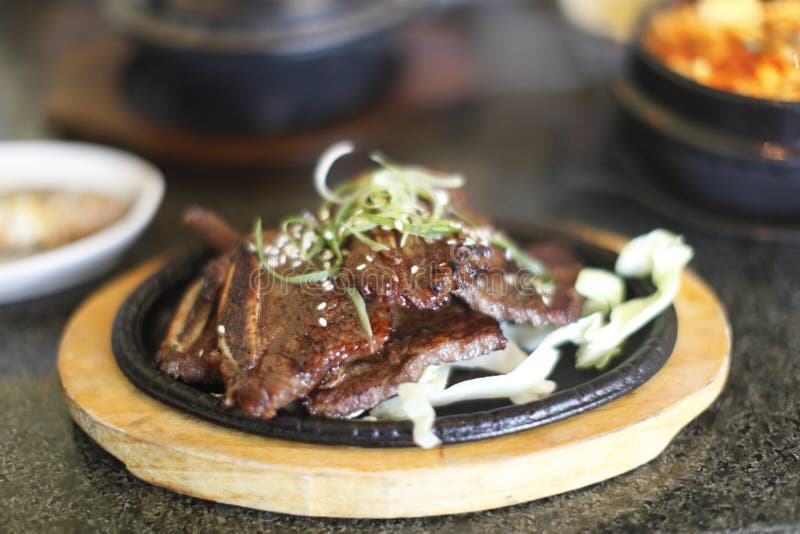 Korean spare ribs stock photo. Image of food, cuisine - 14414186