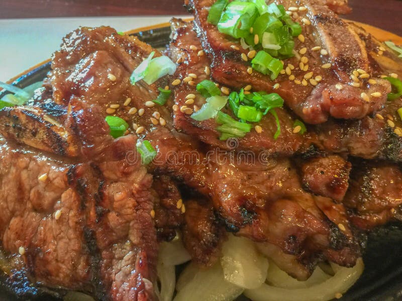 Korean Style BBQ Short Ribs Stock Photo - Image of meal, asian: 83907328