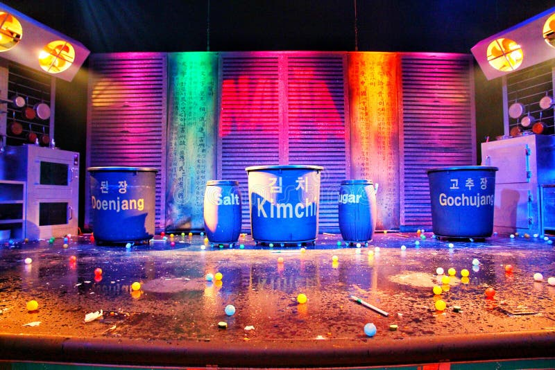 NANTA editorial image. Image of korean, colorful, instruments - 136401700