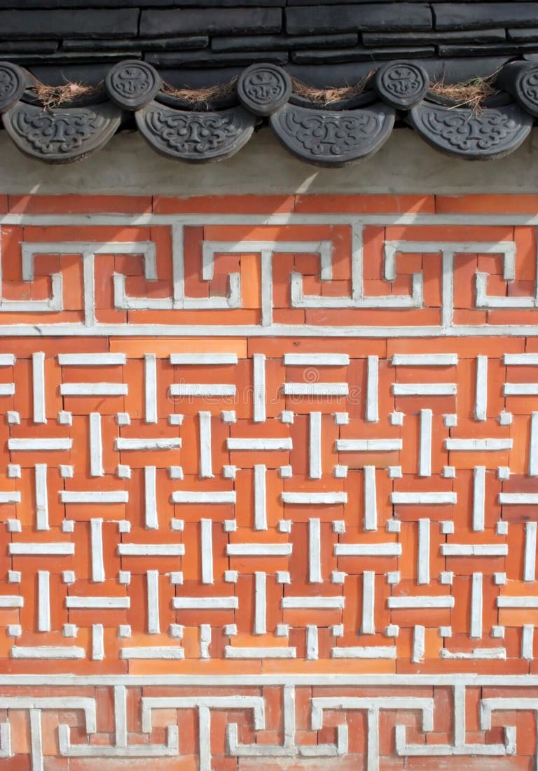 301 Korean Traditional Pattern Brick Wall Stock Photos - Free & Royalty ...
