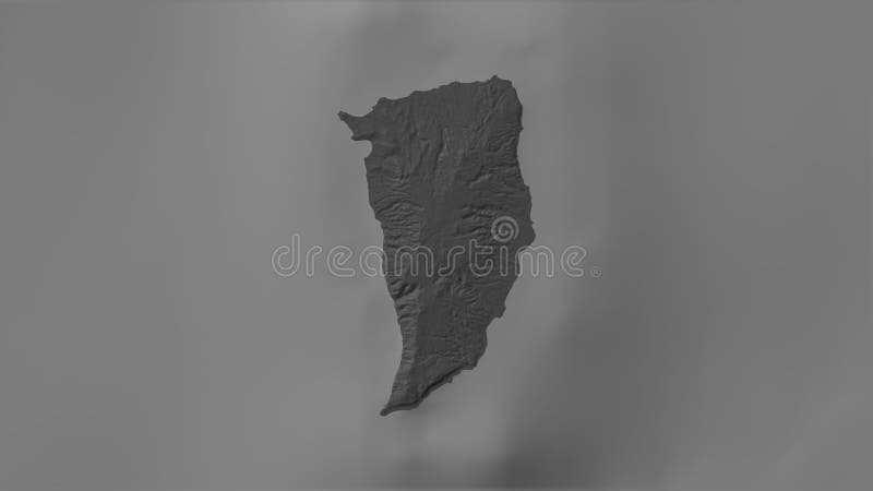 Koro Island. Fiji. Bilevel stock illustration. Illustration of oceania ...