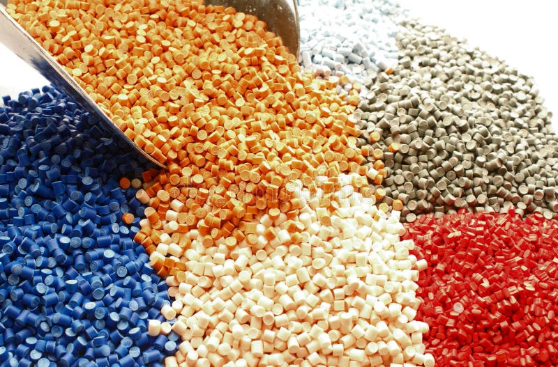 Korrels van plastiek stock afbeelding. Image of groen - 19271377