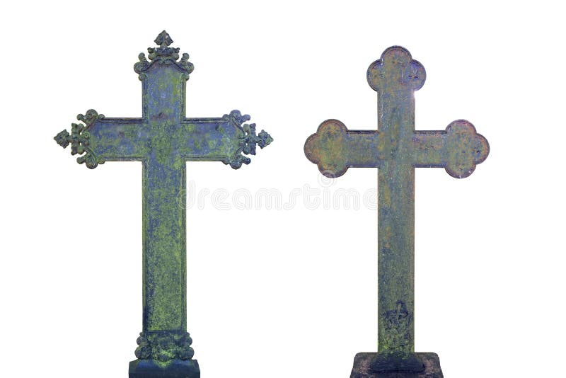 Kors arkivfoto. Bild av järn, isolerat, religion, sprucket - 34319412