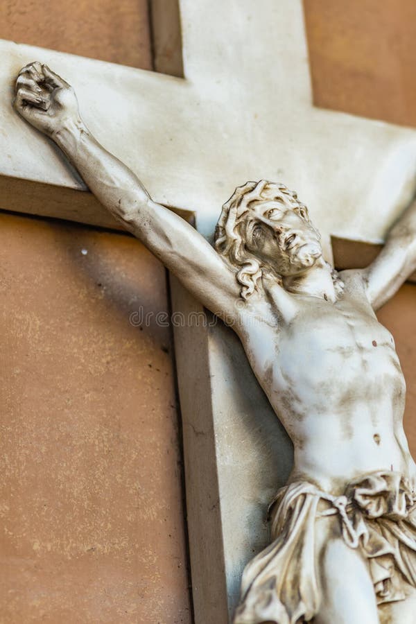 Kors Med Att Lida Jesus Christ Fotografering för Bildbyråer - Bild av ...