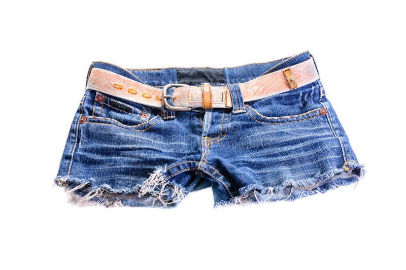 Knip jeans kort stock afbeelding. Afbeelding bestaande uit kleding ...