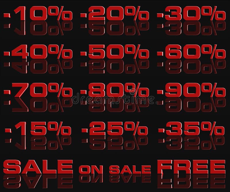 Kortingen 06 stock illustratie. Illustration of aanbieding - 24213716