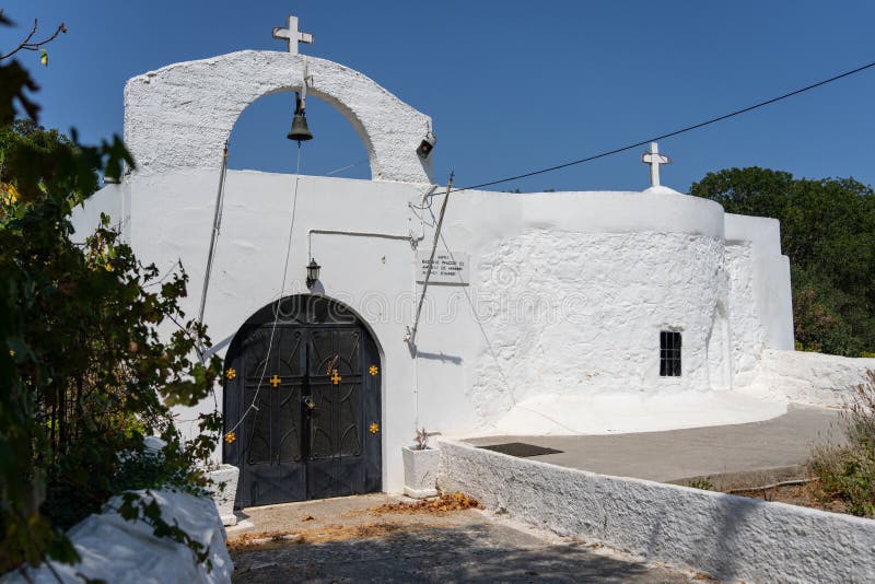 Typical of Small Whitewashed Churches Around Greece this is Church of ...