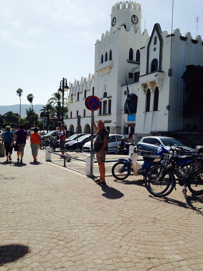 Bus station editorial photo. Image of greece, white - 121009046