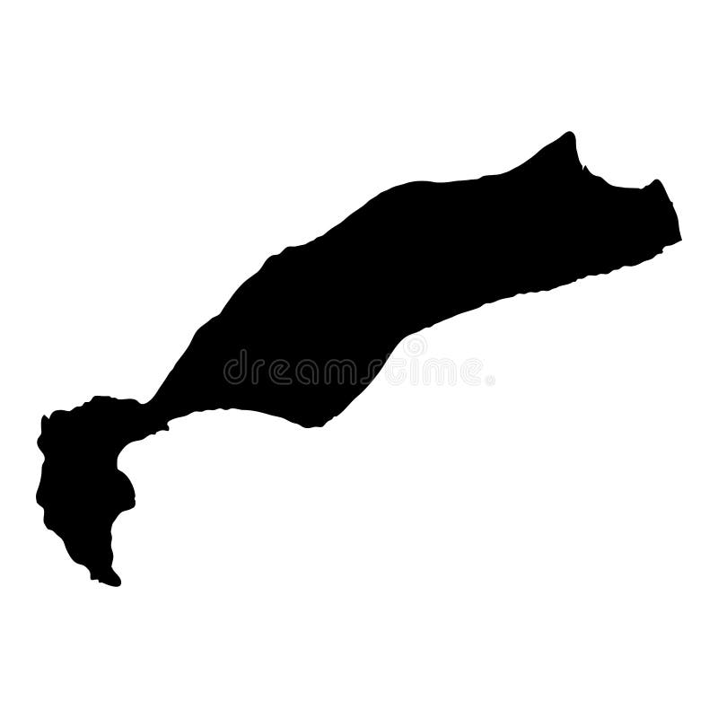 Kos map. stock vector. Illustration of high, outline - 111901910