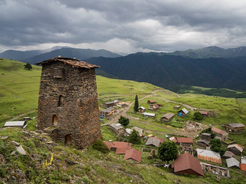 Koshki imagen de archivo. Imagen de turista, aldea, torre - 34125543