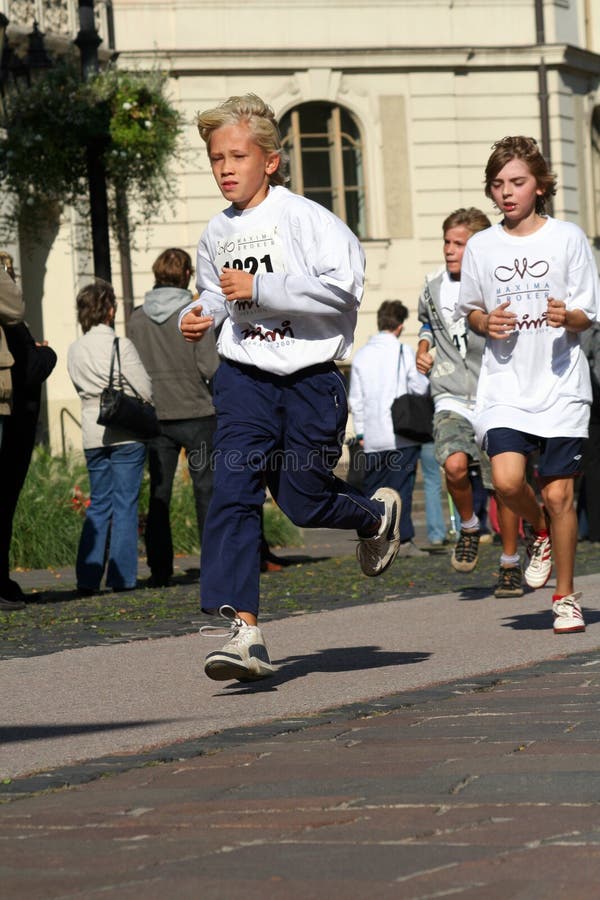 Kosice Peace Marathon - Corporate Run Editorial Image - Image of finish ...