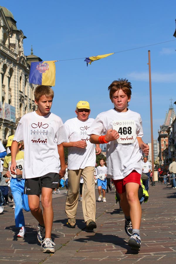 Kosice Peace Marathon - Corporate Run Editorial Stock Image - Image of ...