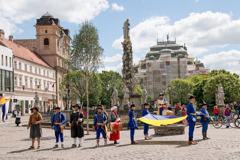 Kosice, Slovakia - May 08, 2016: the Costumed Feast Editorial Stock ...