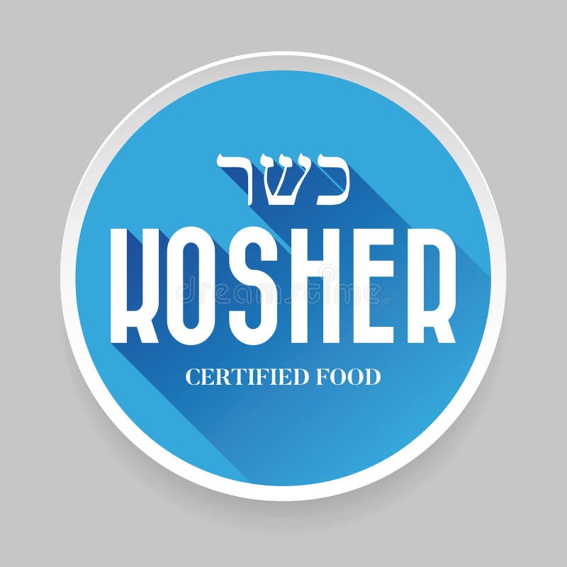 Kosjer Voedingsmiddelenpictogrammen Natuurlijk Maaltijdsymbool Vector ...