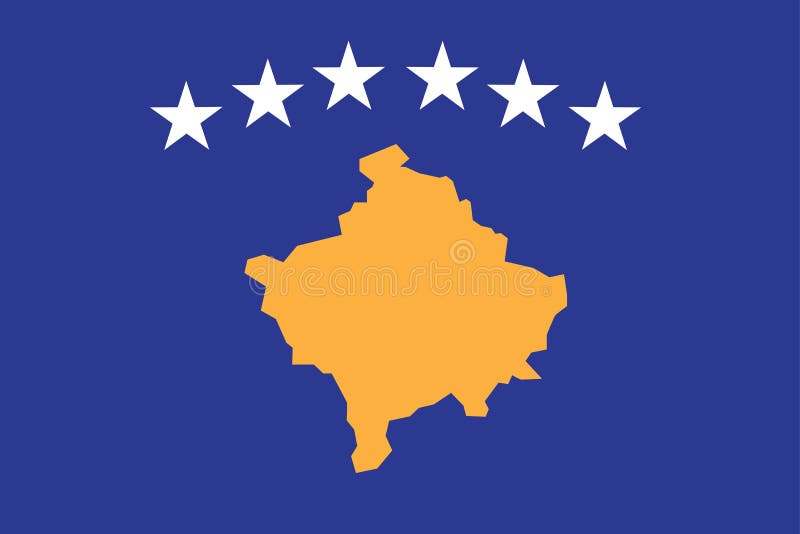 Kosovo Flag Vector Illustration. Kosovo Flag Stock Vector ... Kosovo Flag Vector Illustration. Kosovo Flag Stock Vector ...