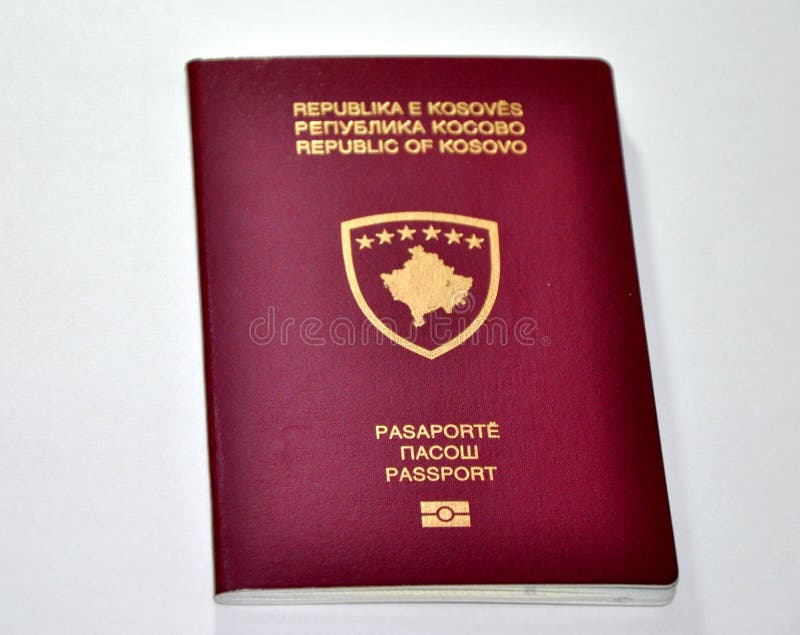 Kosovo new passport stock image. Image of liberalization - 70899517