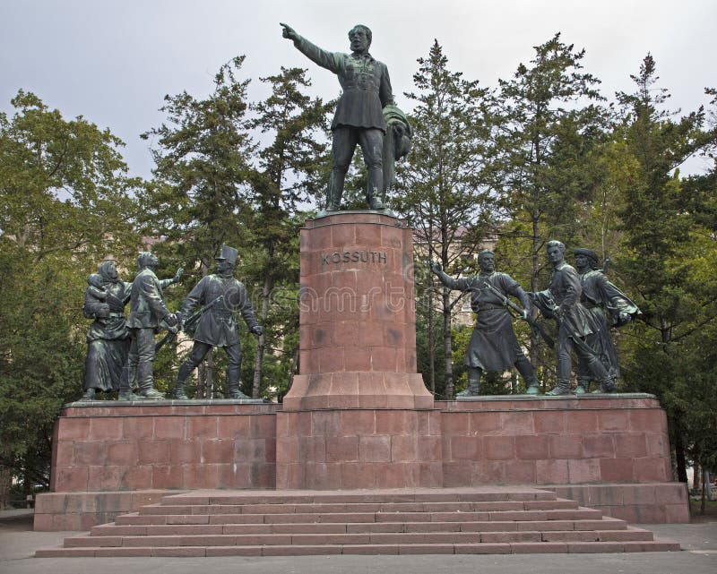 Kossuth Monument in Budapest Stock Photo - Image of monument ...