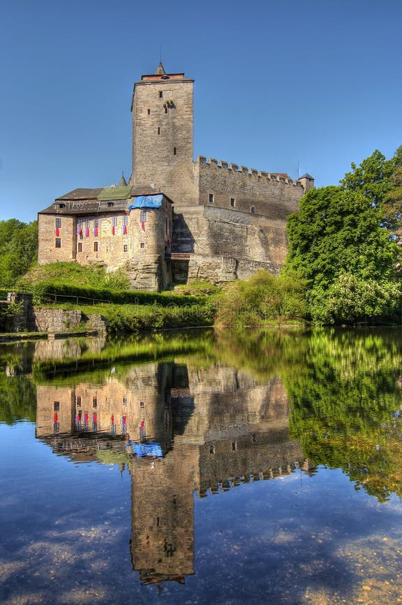 Kost Castle stock image. Image of mirroring, merion, fortified - 9992267