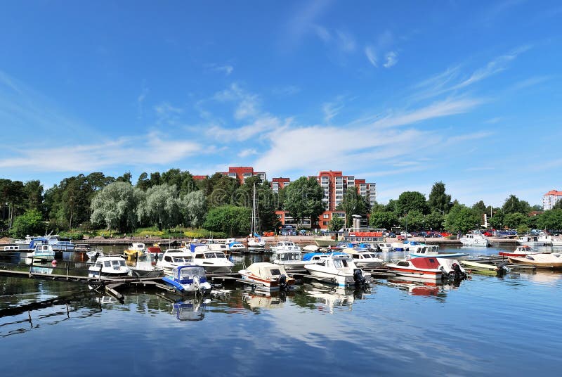 Kotka, Finland stock image. Image of waves, park, town - 17378159