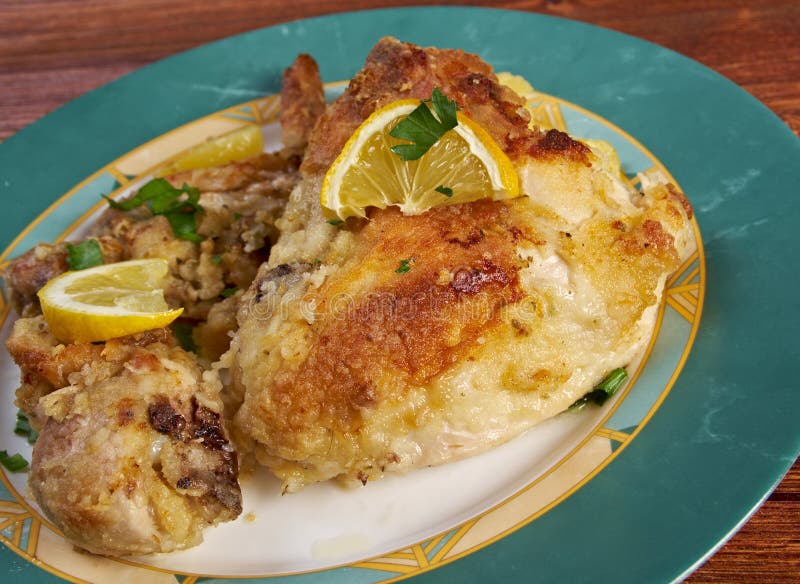 Kotopoulo Lemonato stock photo. Image of pita, meal, garnish - 38091820