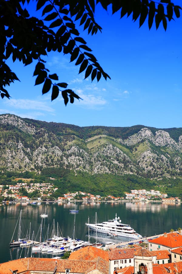 Kotor Bay editorial stock photo. Image of berger, mittelmeerraum - 94700833