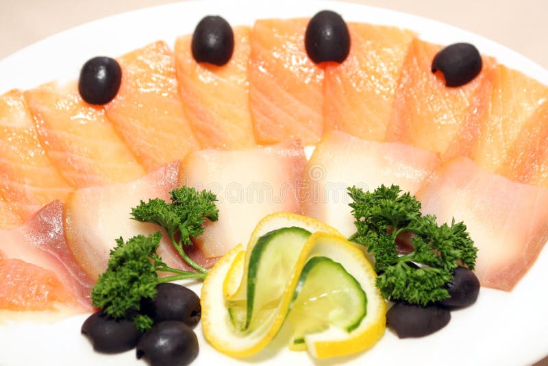 Koude Snackinzameling Met Verse Groenten, Zeevruchten En Groenten in ...