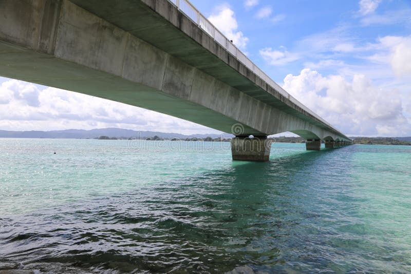 The Kouri Bridge In OKINAWA Stock Photo - Image of water, japan: 52628138