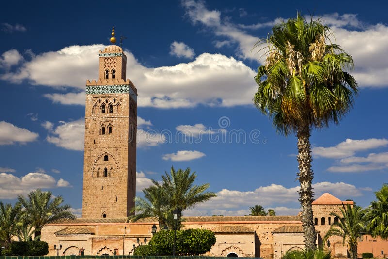 Koutoubia stock photo. Image of islamic, tower, koutoubia - 21976274