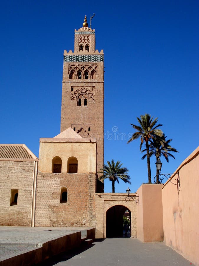 Koutoubia Mosque, Marrakech Stock Photo - Image of marrakesh, style ...