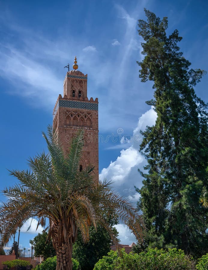 Koutoubia Mosque, Marrakech, Morocco Stock Photo - Image of culture ...