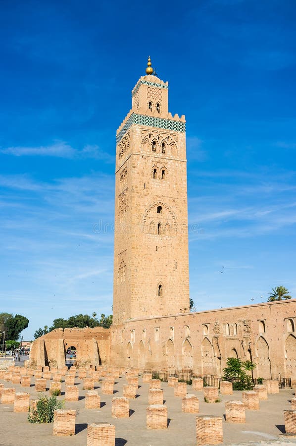 Koutoubia Mosque editorial photo. Image of arch, bookseller - 53632826