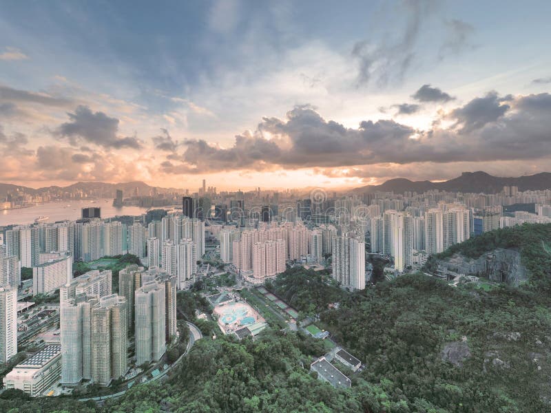 A Kowloon Bay District , 29 June 2019 Editorial Stock Image - Image of ...