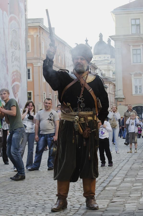 Kozak redactionele stock foto. Image of stad, apparatuur - 24939848