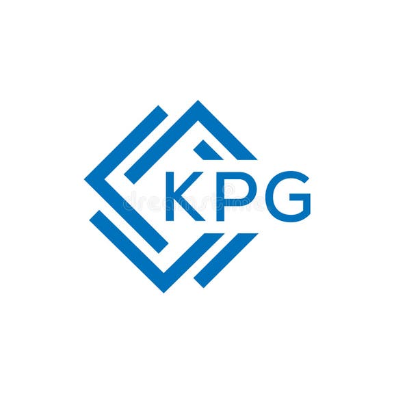 KPG Letter Logo Design on White Background. KPG Creative Circle Letter ...