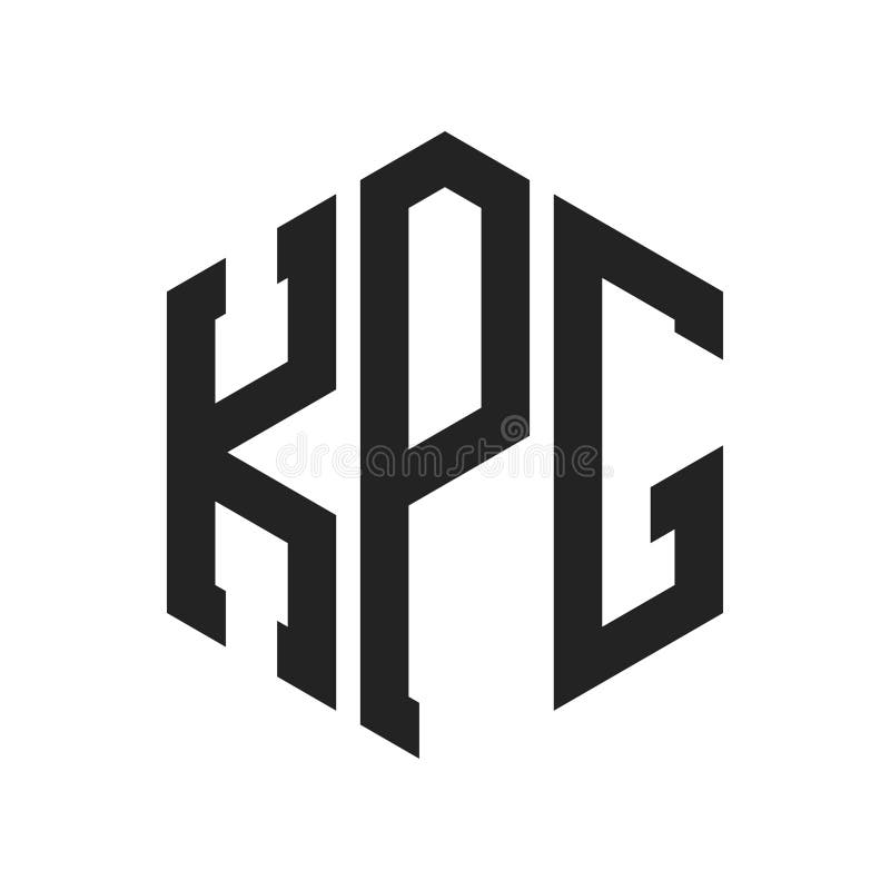 KPG Logo Design. Initial Letter KPG Monogram Logo Using Hexagon Shape ...