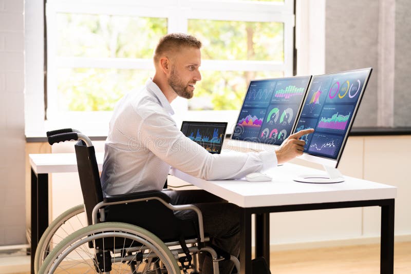 Professional Looking Dashboard Work Computer Stock Photos - Free ...