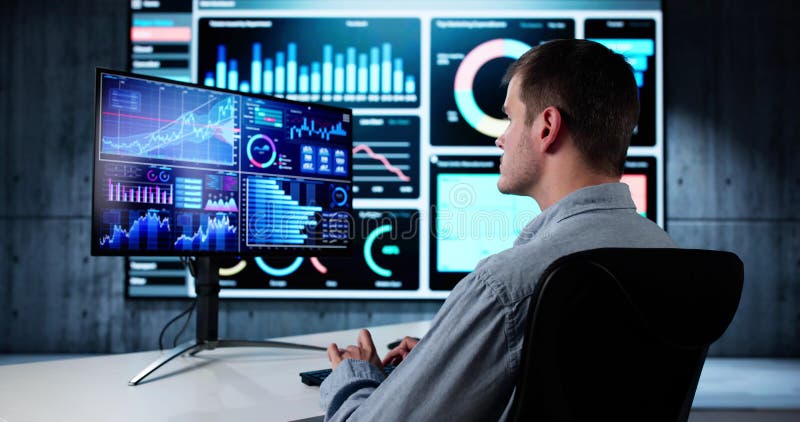 Kpi Business Analytics Data Dashboard Stock Image - Image of dashboard ...