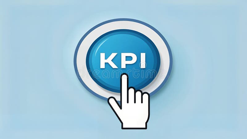 Kpi Button Click - Key Performance Indicator Stock Illustration ...