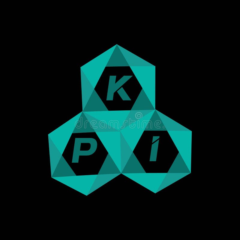 KPI Creative Minimalist Letter Logo. KPI Unique Vector Initials ...