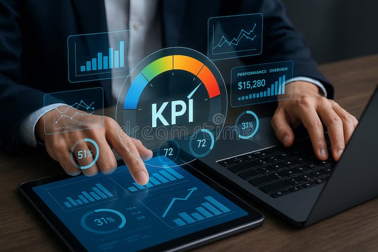 Kpi Dashboard Data Analysis Business Intelligence Performance Management Strategy and Analytics ...