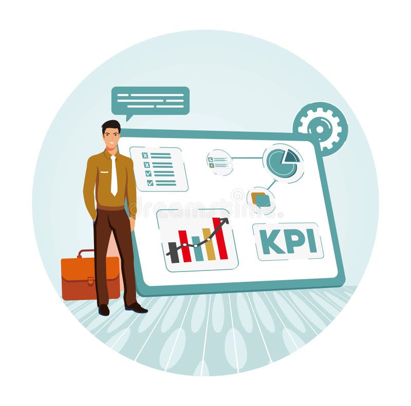 Kpi Data Presentation Stock Illustrations – 2,616 Kpi Data Presentation ...