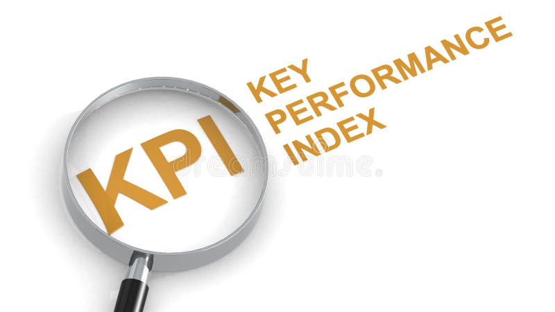 KPI, Key Performance Index, Word Under Magnifying Glass Stock ...
