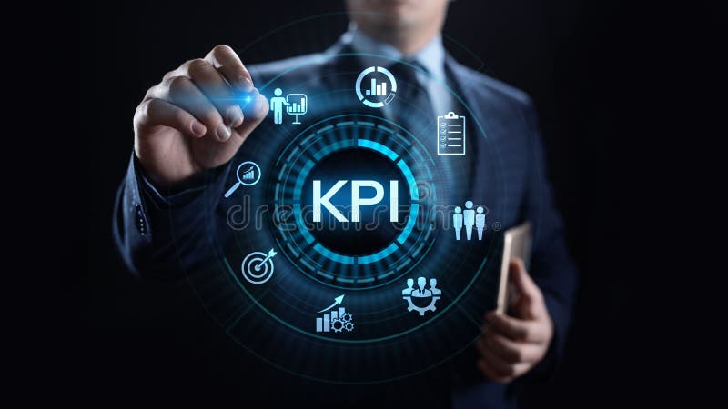 KPI Key Performance Indicator Bedrijfs Industrieel Concept Stock ...